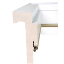 2-Panel Plank Steel Door with Two Sidelites